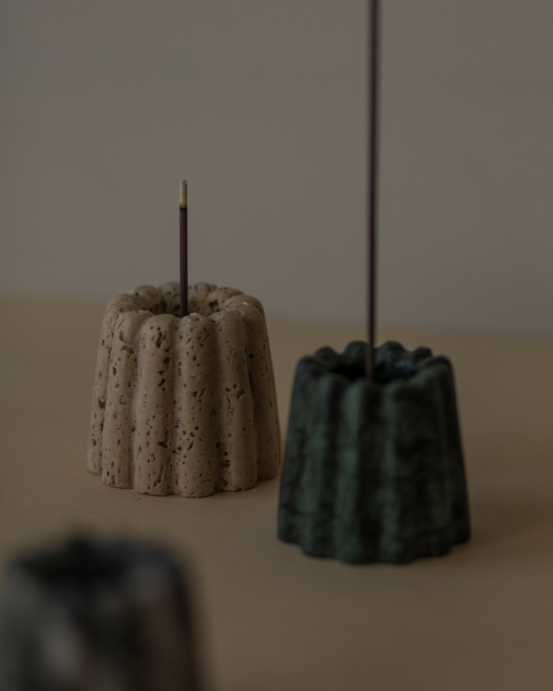 Marble Canelé Incense and Candle Holder | COREY ASHFORD Australia